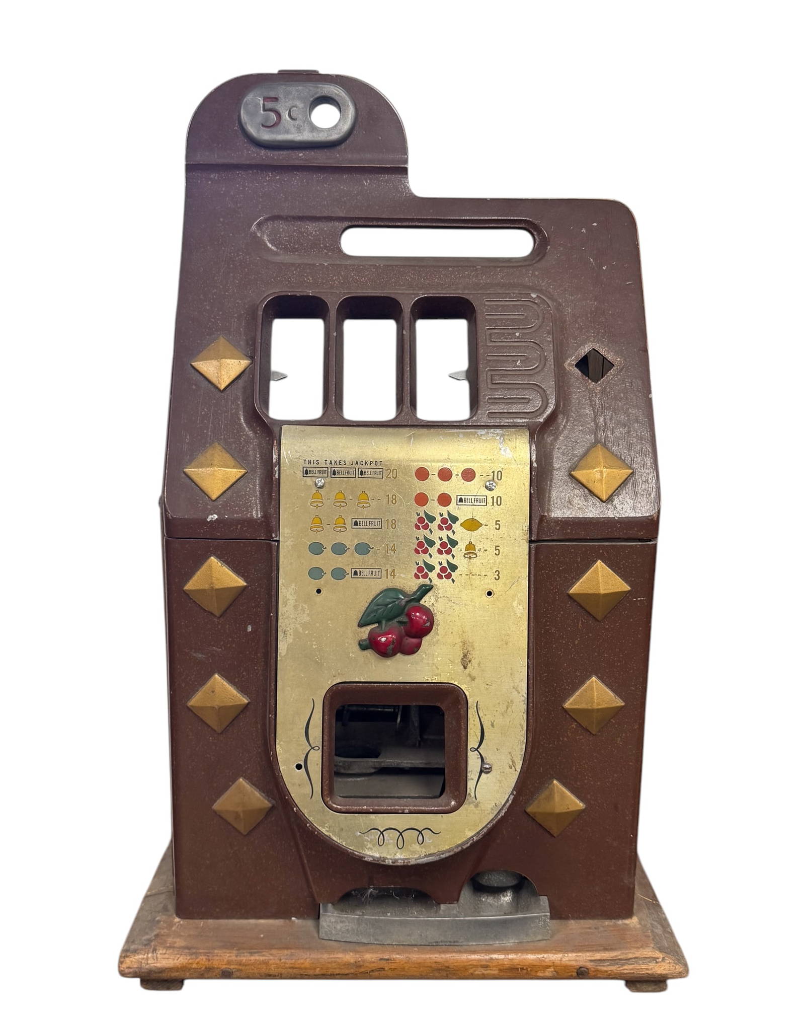 Vintage Mills Diamond Front Slot Machine Project Auction