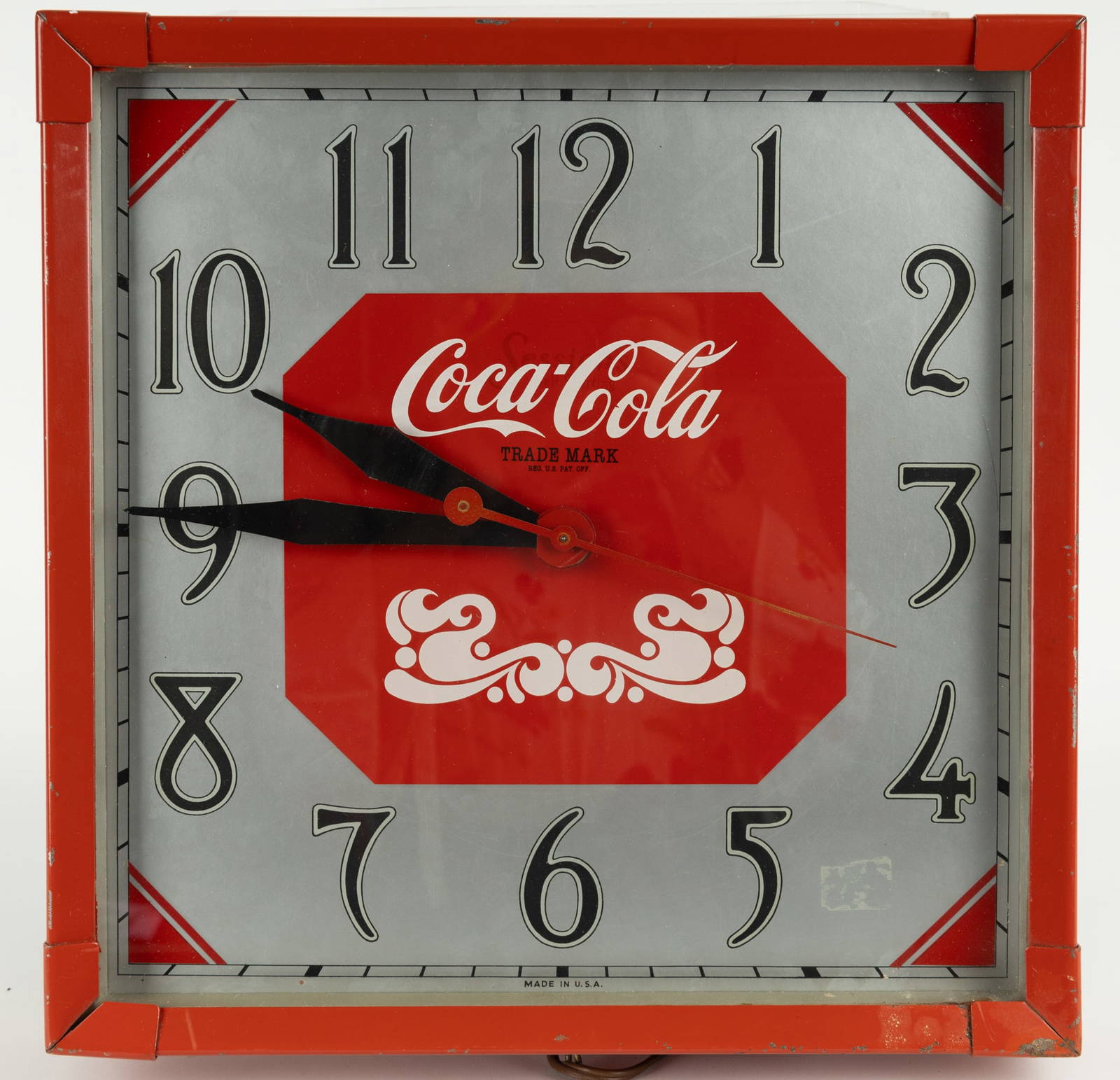 Vintage Coca Cola Advertising Clock Auction
