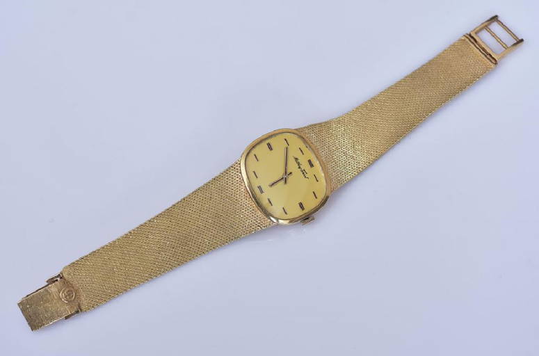 14k Gold Mathey Tissot Gent's Wrist Watch