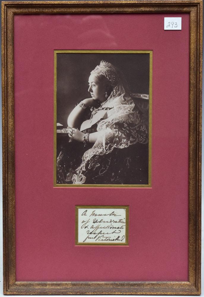 For Auction: Queen Victoria Autograph (#0293) on Apr 29, 2020 ...