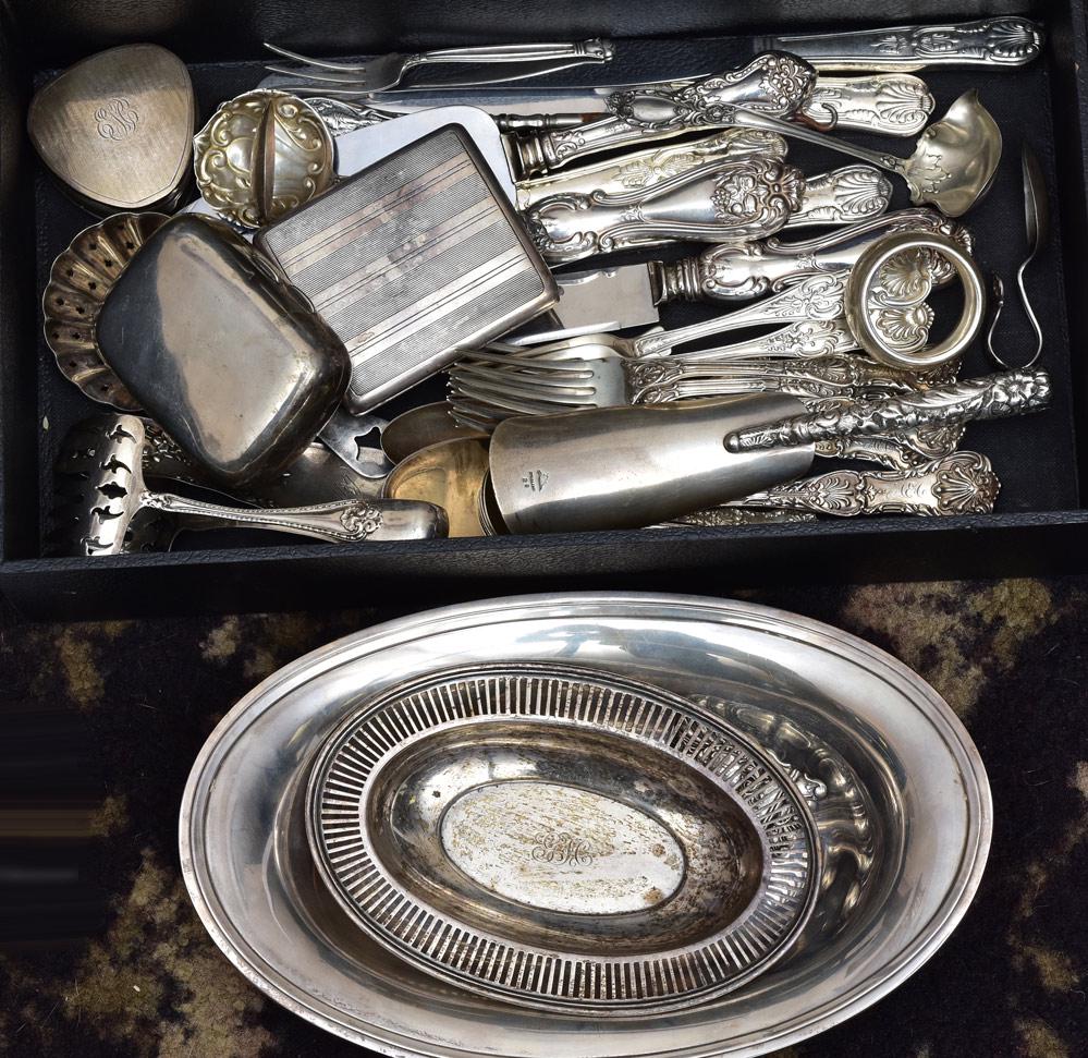 Sterling Silver Hollowware And Flatware