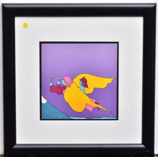 Peter Max (1970's) Title: The Highest Mountain