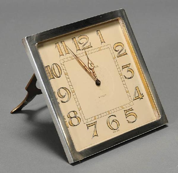 Eterna Silver And Bronze Easle Clock Serial Number 3
