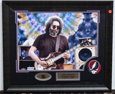 Jerry Garcia Autograph/ Signature With Photograph