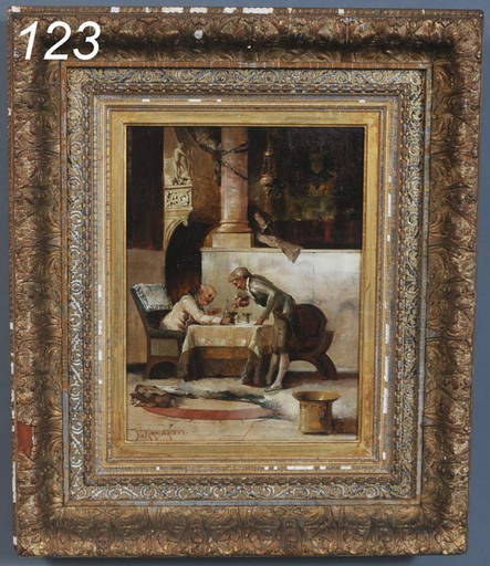 Frank Kirkpatrick The Proposition 16"x 12" Oil On