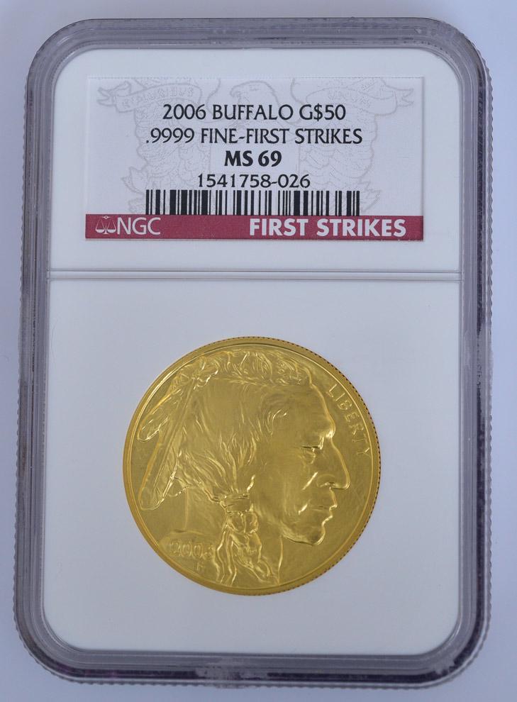2006 $50 American Buffalo .9999 Fine Gold Coin - Mar 08, 2023 ...