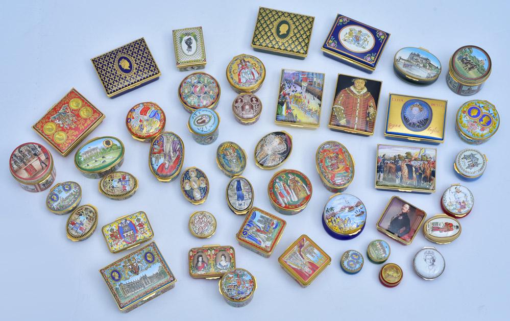 Collection of Halcyon Days Enamel Boxes - Mar 08, 2023 | Fairfield ...