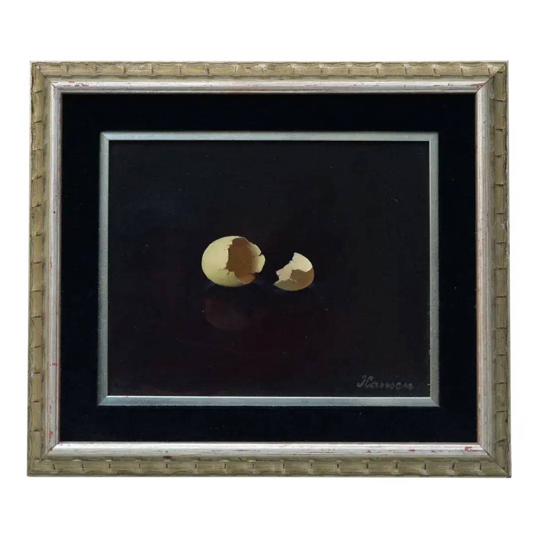 Josef Hansen Silhavy (20th Century) Still Life Of Egg Shell Auction