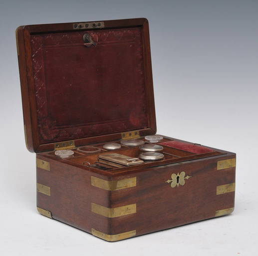 Brass Bound Victorian Vanity Box - Sep 21, 2014 | Fairfield Auction ...