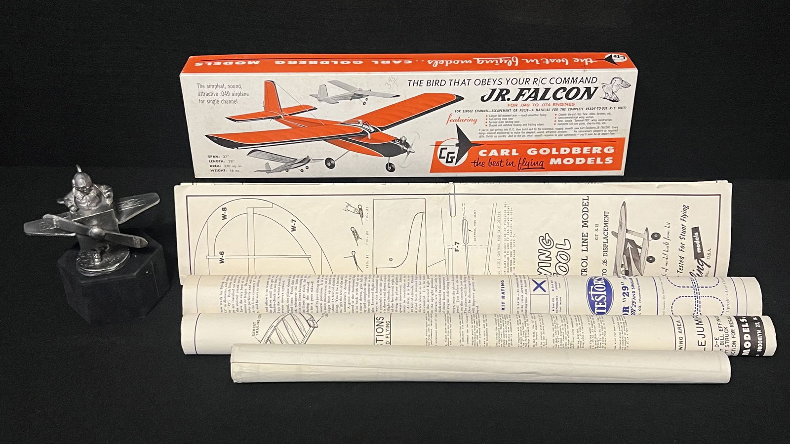 Michael Ricker's Solid Pewter "zach" Figurine, Jr. Falcon R/c Model ...