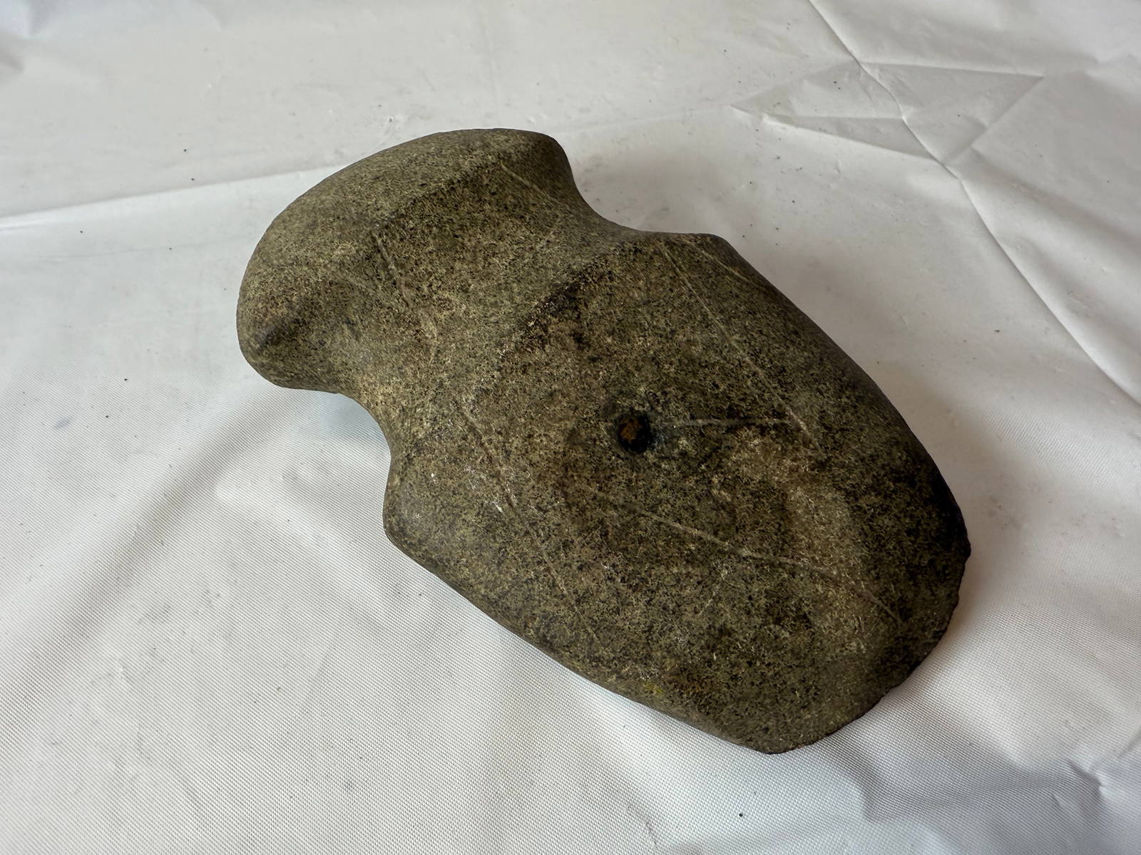 Native American Stone Grooved Axe Head Auction