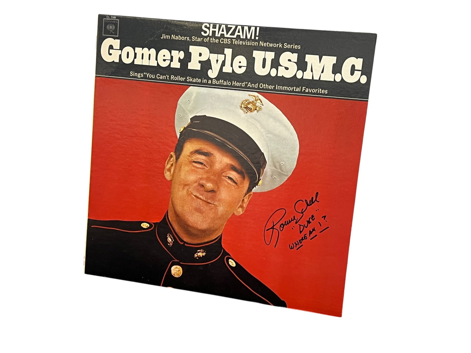 Autographed By Jim Nabors As "gomer" - Gomer Pyle "u.s.m.c." Record ...