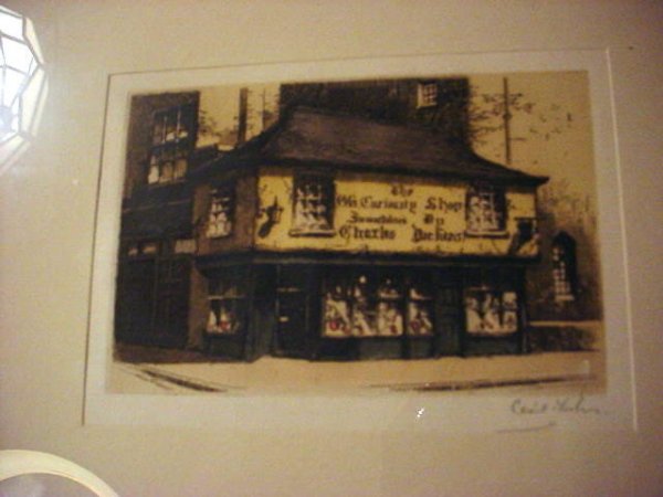 2506235: "The Dickens Old Curiosity Shop" etching
