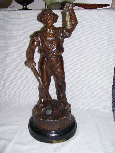 2506768: Coal Miner Bronze Statue