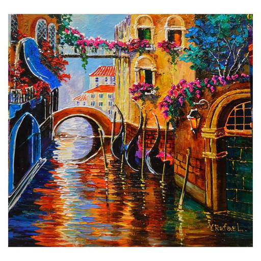 Yana Rafael, "Romantic City" Hand Signed Original - Dec 10, 2020 ...