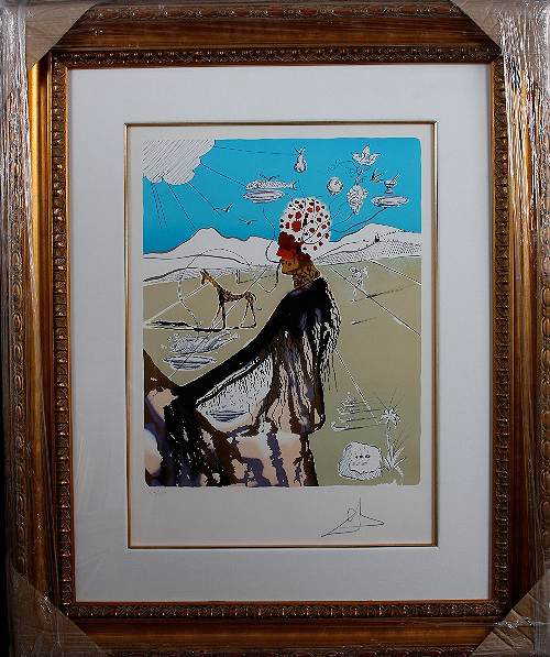 27: Salvador Dali - Earth Goddess Autographed 27: Salvador Dali - Earth Goddess Autographed