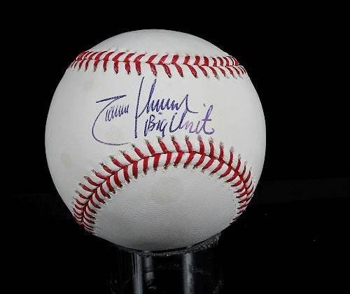 50: Randy Johnson Autographed Baseball