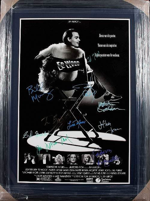 197: Ed Wood Autographed Movie Poster