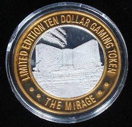 Limited Edition $10 Gaming Token From The Mirage Hotel