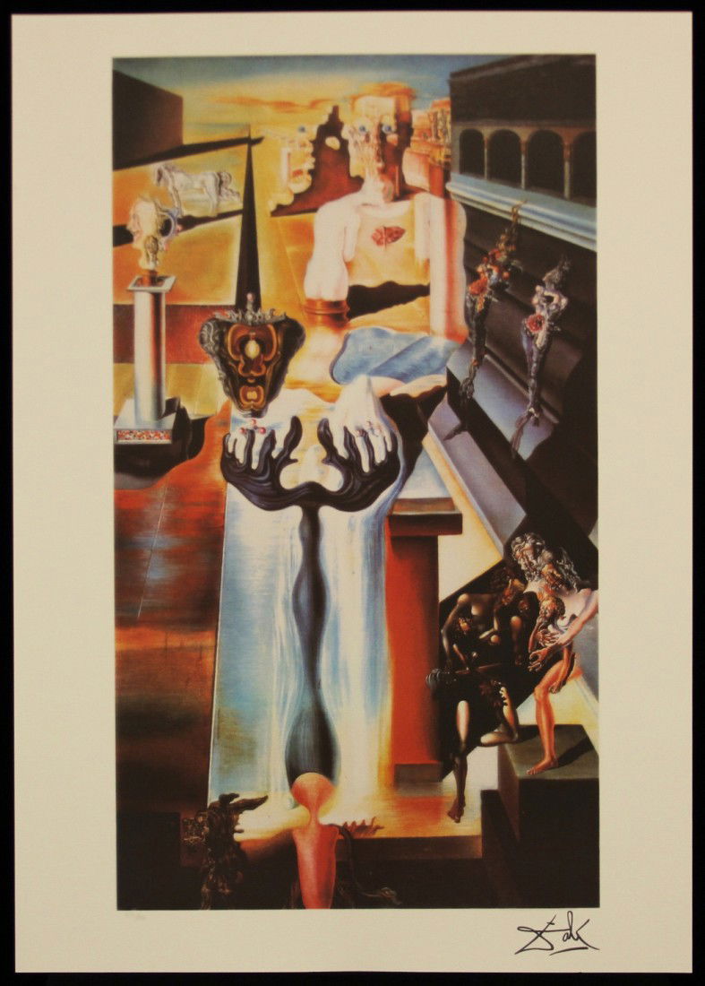 Salvador Dali "Invisible Man" Fine Art Print AP208