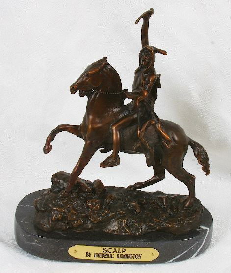Frederic Remington Bronze Statue Reproduction - Scalp - Mar 11, 2012 ...