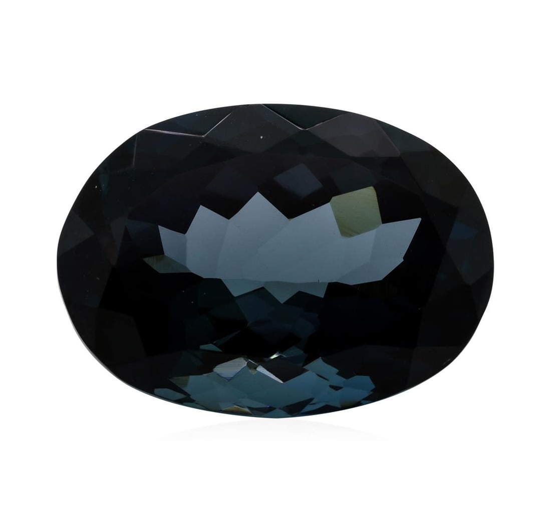 43.32 Ct. Natural Oval Cut London Blue Topaz Auction