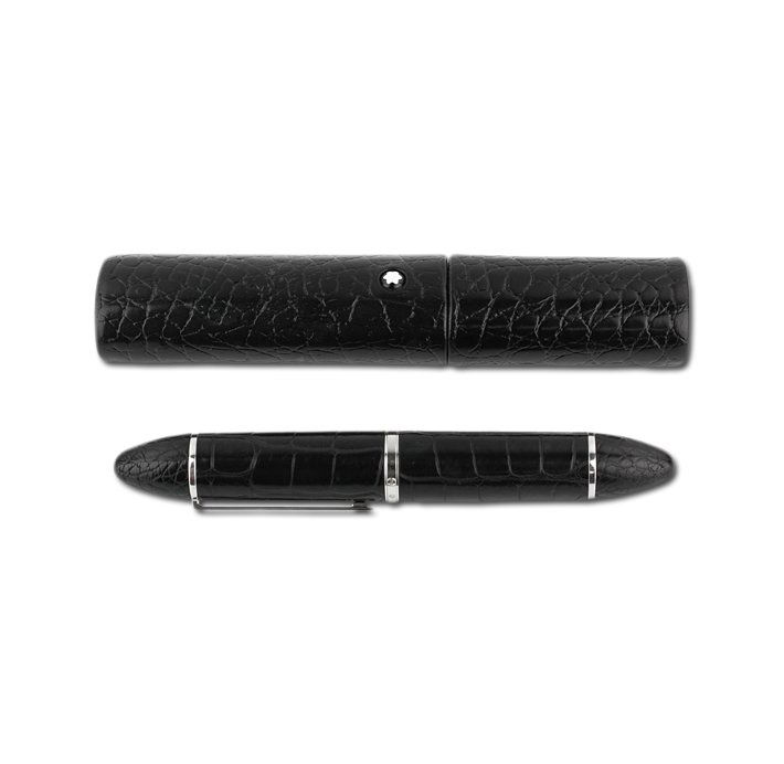 Montblanc Louis Vuitton Black Alligator Fountain Pen GB