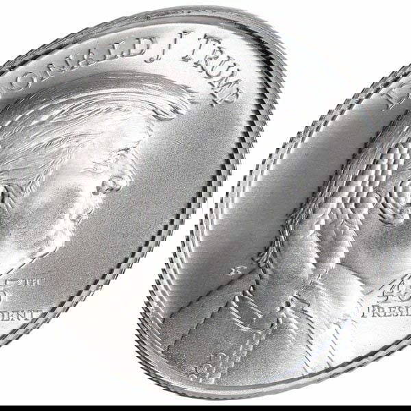 Donald Trump 45th President 1oz .999 Fine Silver Coin Auction