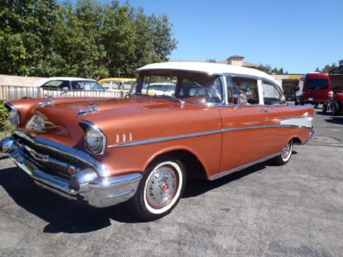 1957 Sierra Gold Chevrolet Bel Air