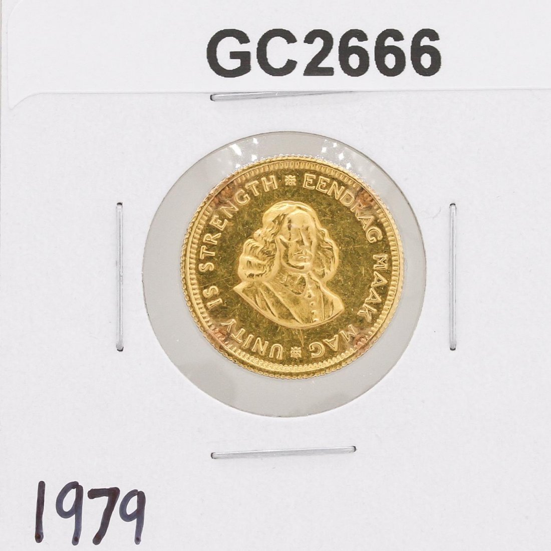 1979 South African 1 Rand Gold Coin