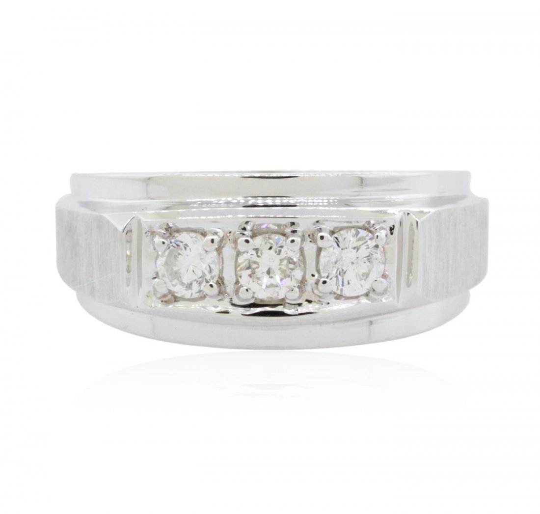 14kt White Gold 0.47ctw Diamond Ring