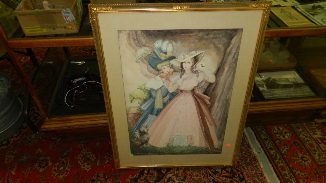 697: watercolor by Margo Alexander (Early 20th century