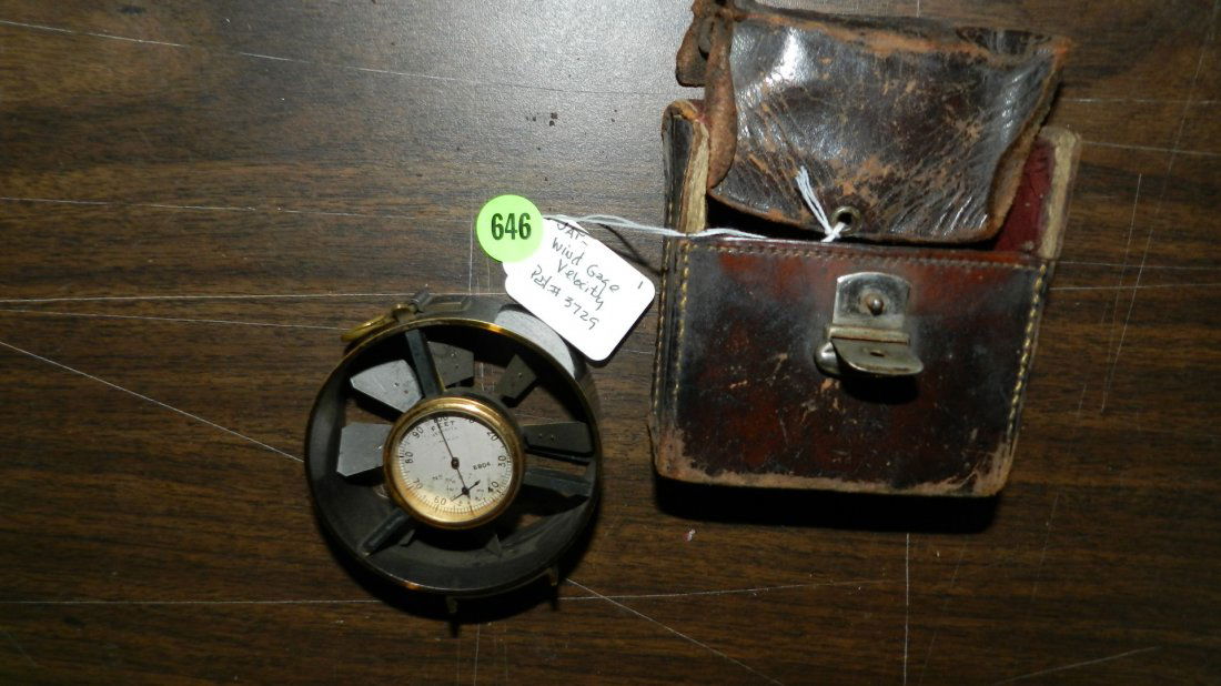 646: antique wind gauge velocity meter in case - Aug 09, 2012 ...