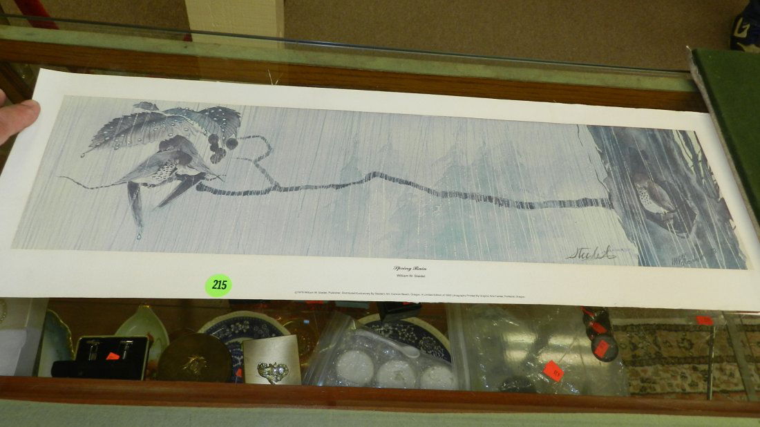 Unframed Signed Nw Artist William Steidel Print Ti