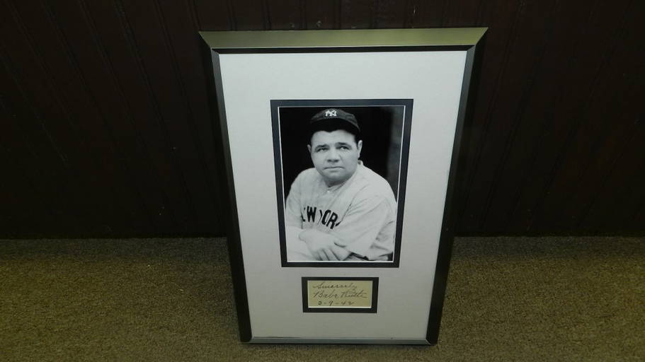 Authentic Autographed Baseballs Great Babe Ruth Comes W