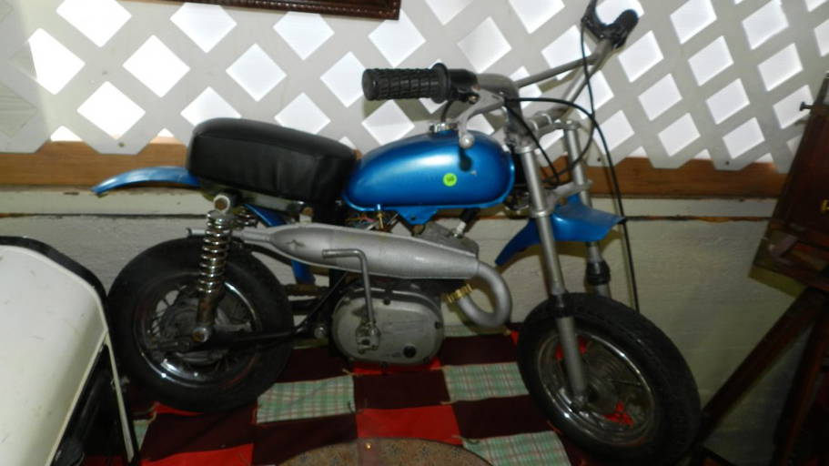 Rare 1970's Indian Mini Motorcycle / Dirt Bike, No