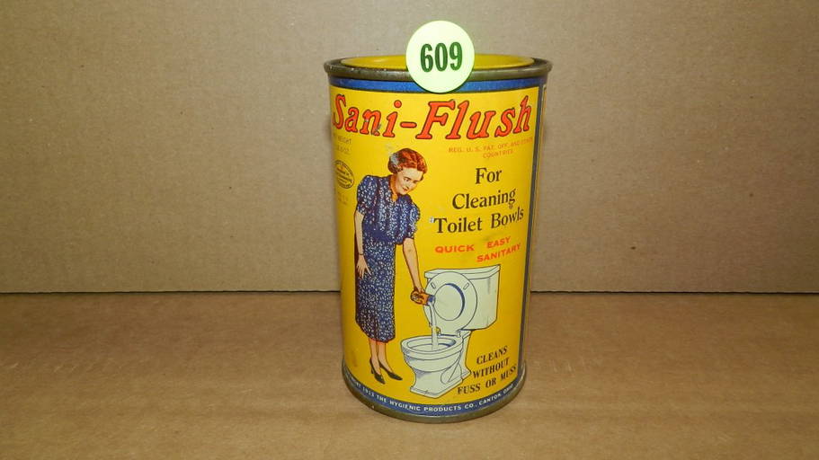 Vintage Advertising Sani Flush Can (full)