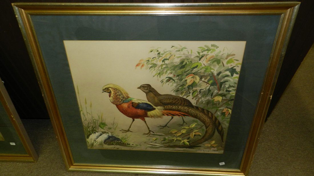Lovely original framed watercolor? by Conrad Roland, de