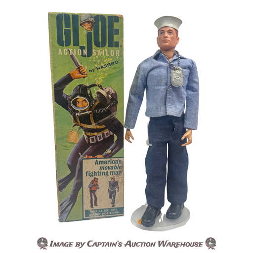 Original 1964 Gi Joe Navy Action Figure With Box