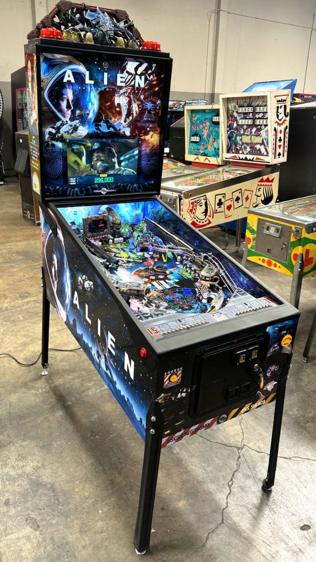 Alien Ellen Ripley Version Pinball Machine W/ Topper Huo L@@k!! - Jul ...