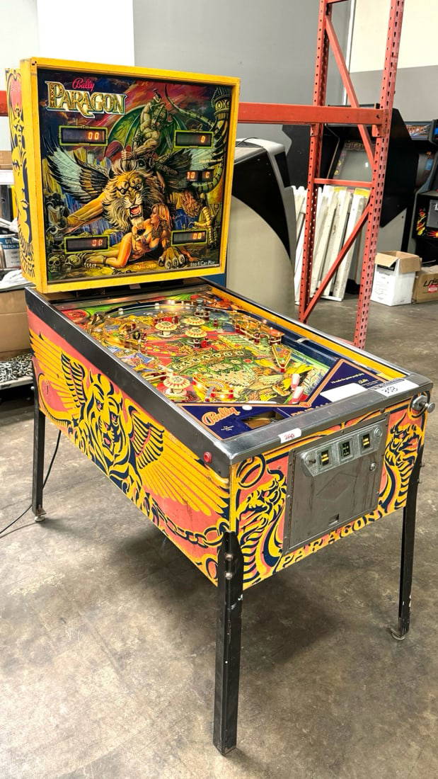 Paragon Classic Bally Pinball Machine 1979 - Jul 13, 2025 | Captain's ...