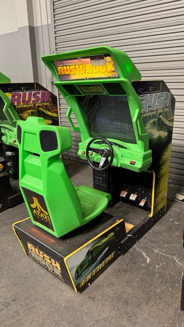 Rush The Rock Racing Sitdown Driver Arcade Game Atari #1 Auction