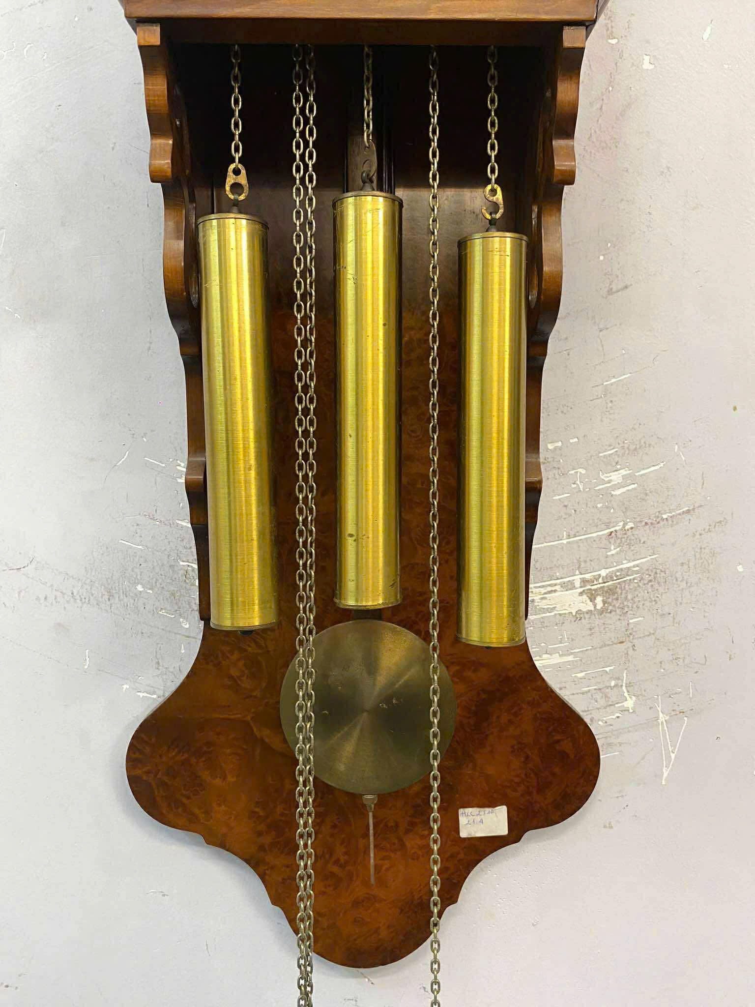 German 3-weight Wall Clock With Moon Phase & Musical Automata Auction