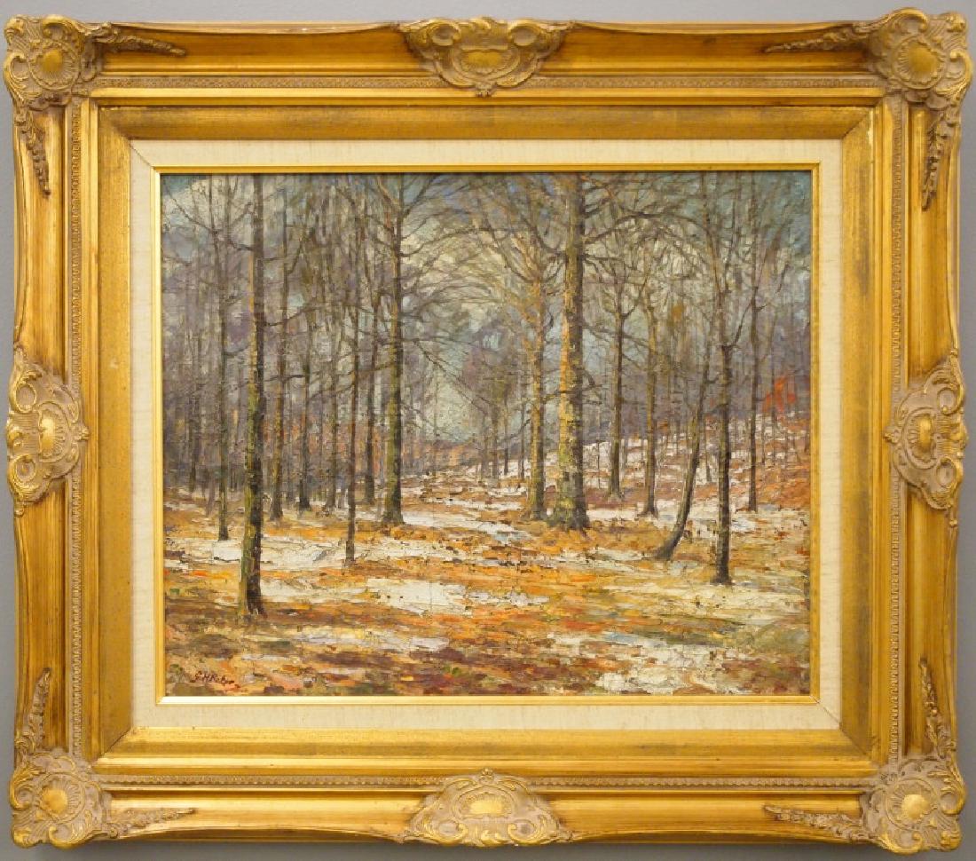 Attrib. George Herbert Baker oil on canvas