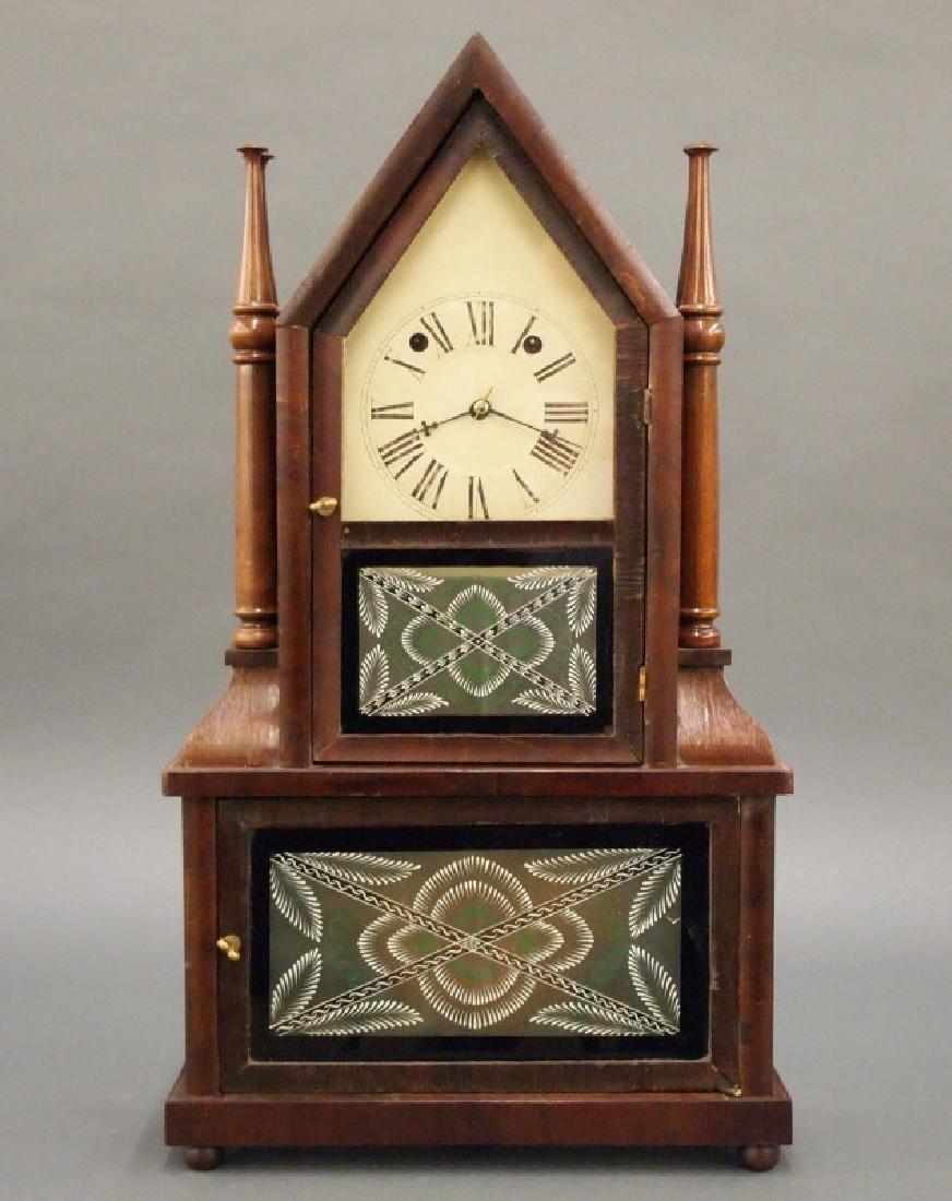 30-day J Ives wagon spring shelf clock