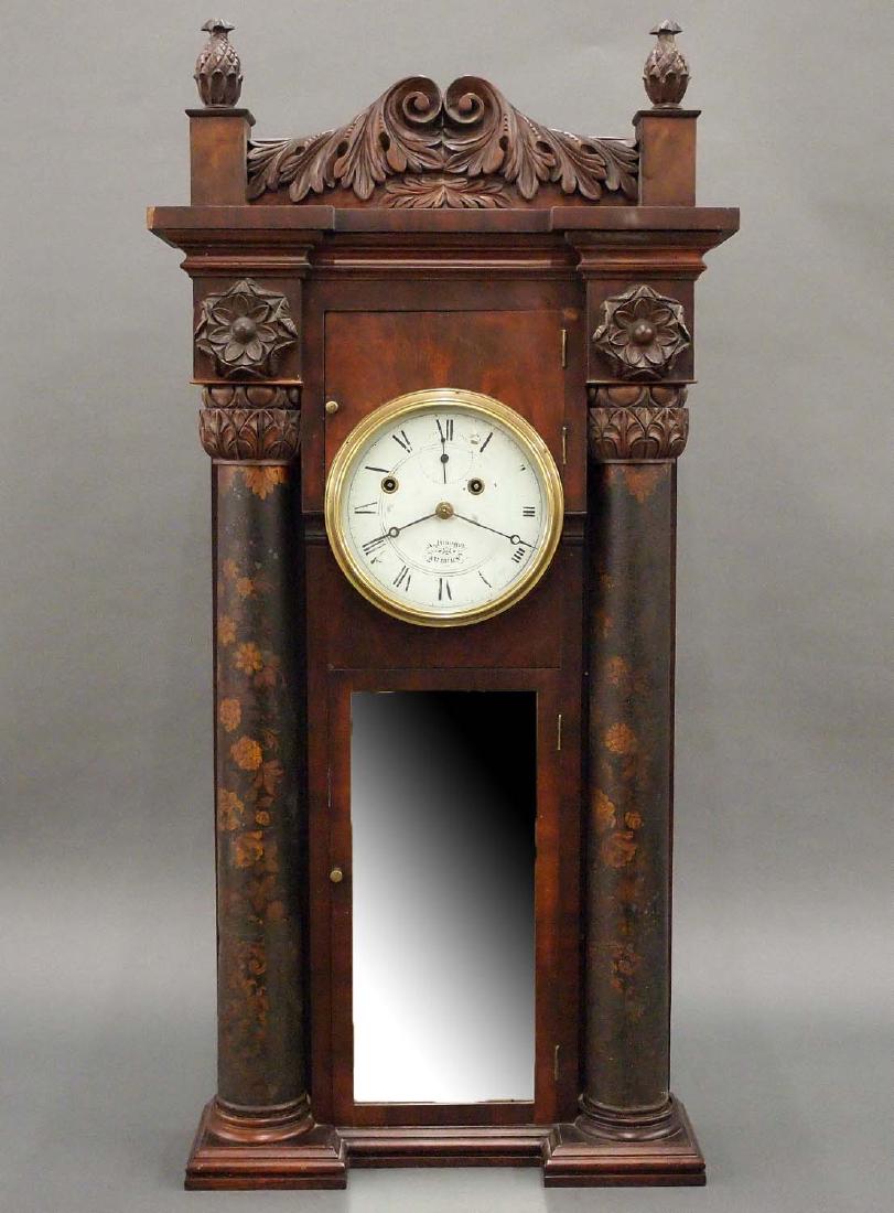 Asa Munger "stovepipe" Clock