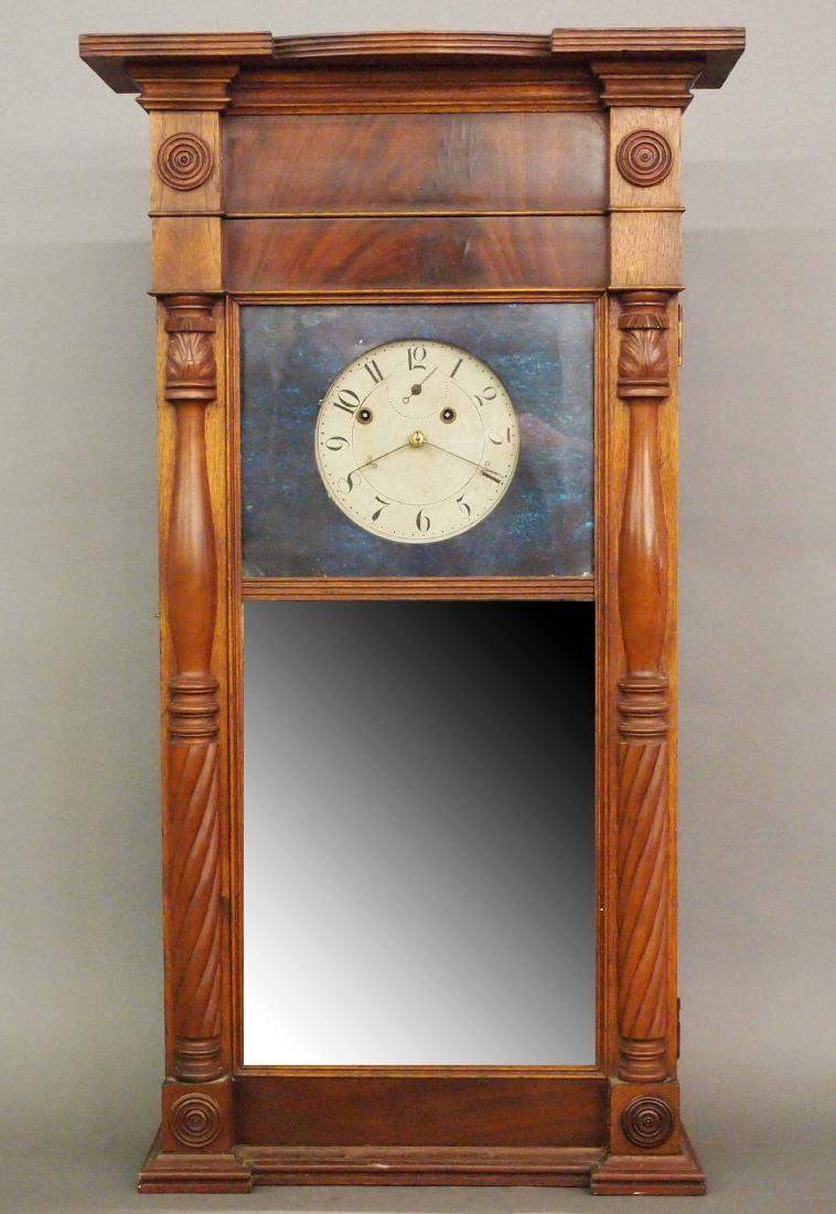 Asa Munger "Ironing Board" shelf clock