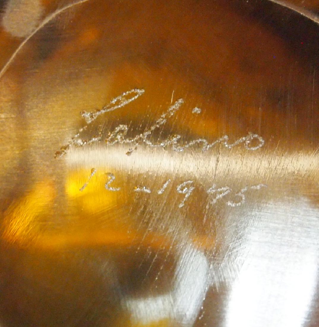 Labino art glass bowl