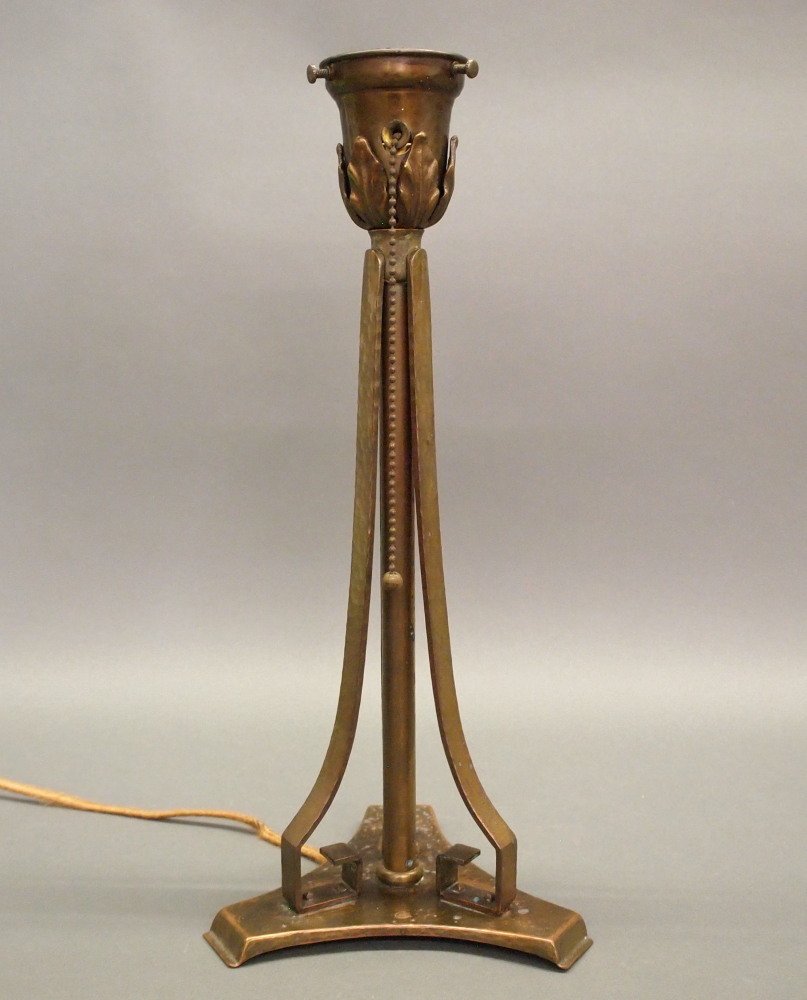 Roycroft Arts & Crafts Lamp Base