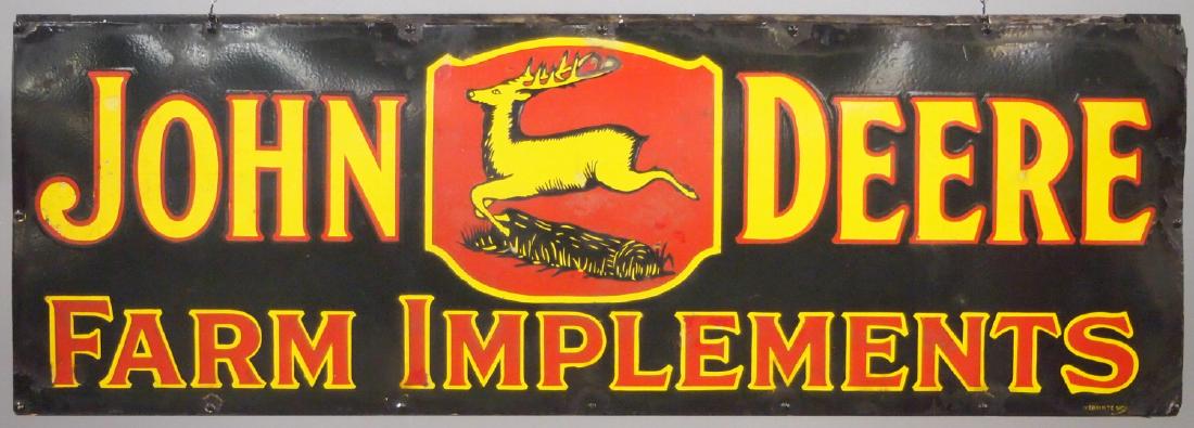 John Deere Porcelain Sign